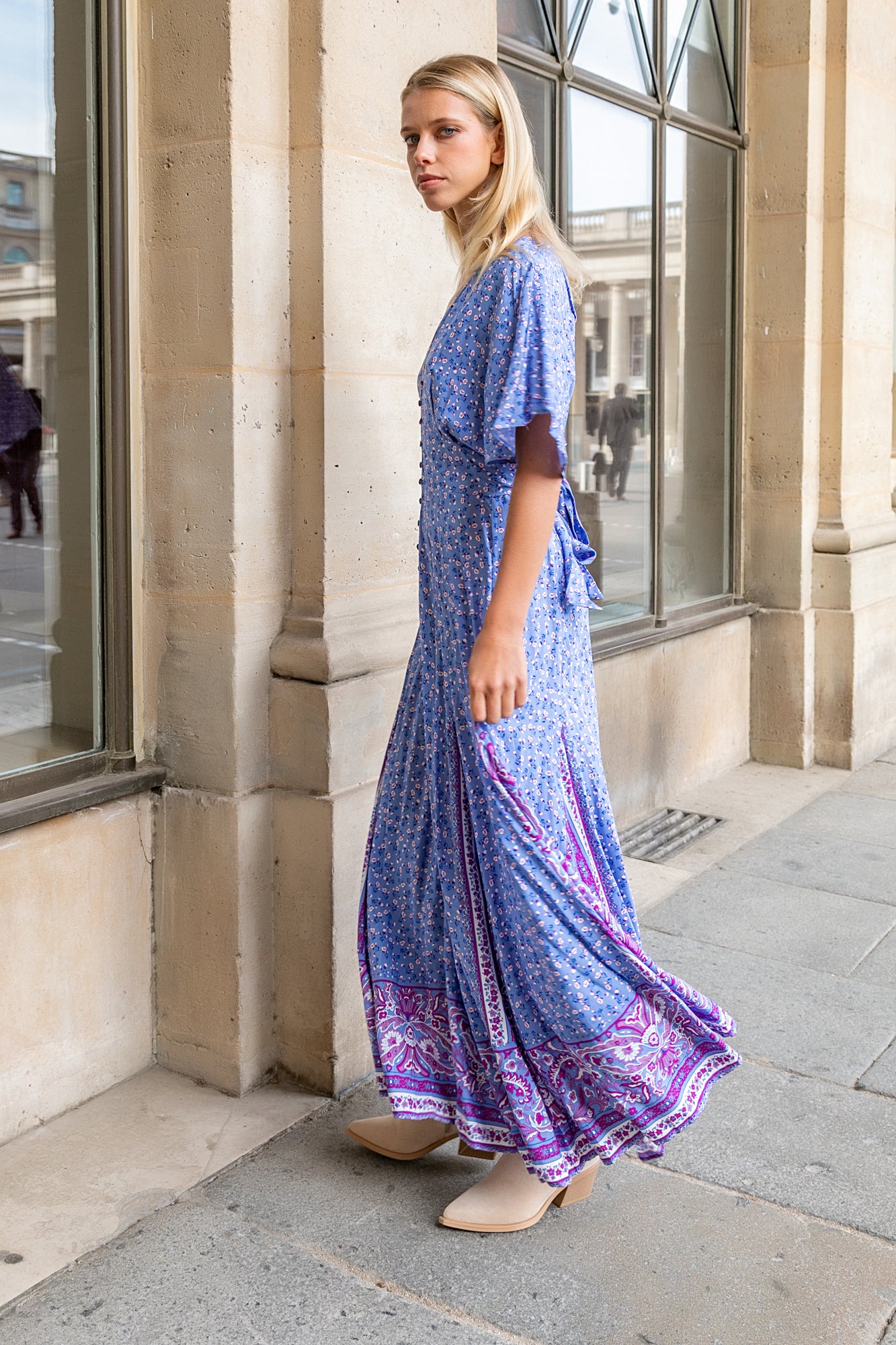 Robe Empire Liberty Flores | Last Queen Paris